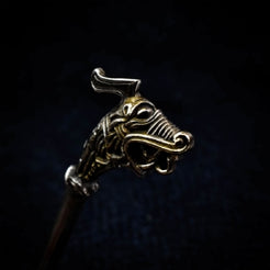 Bronze Hedeby Dragon Headed Pin – Asgard